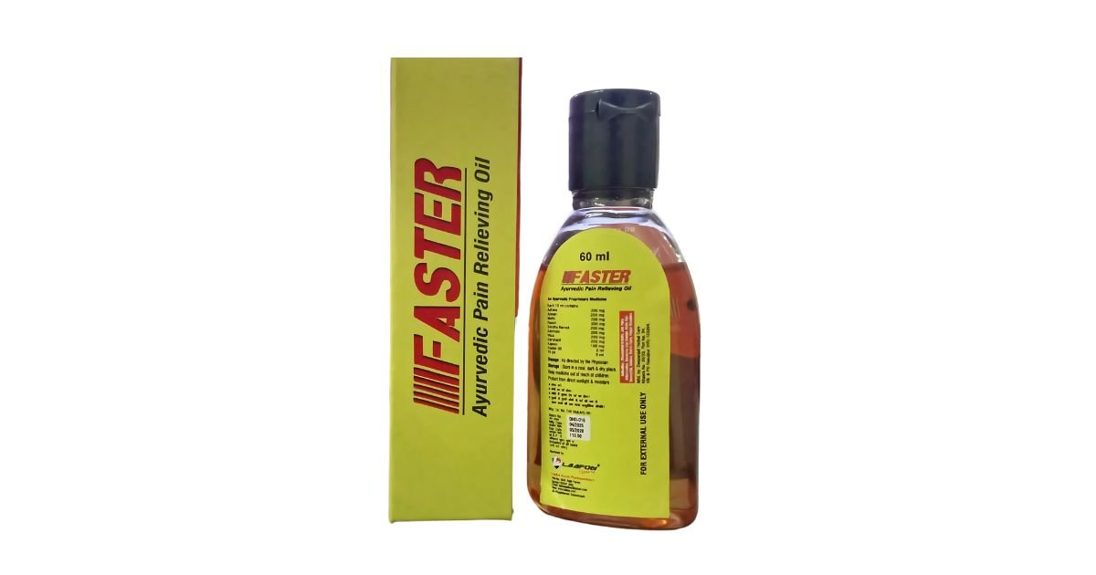 Faster Pain Oil: No.1 Joint Pain oil in India