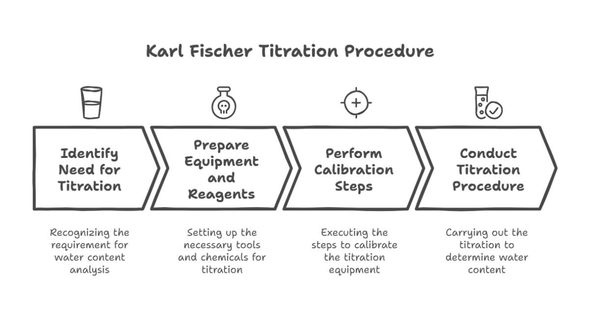 Karl Fischer titration and calibration Procedure